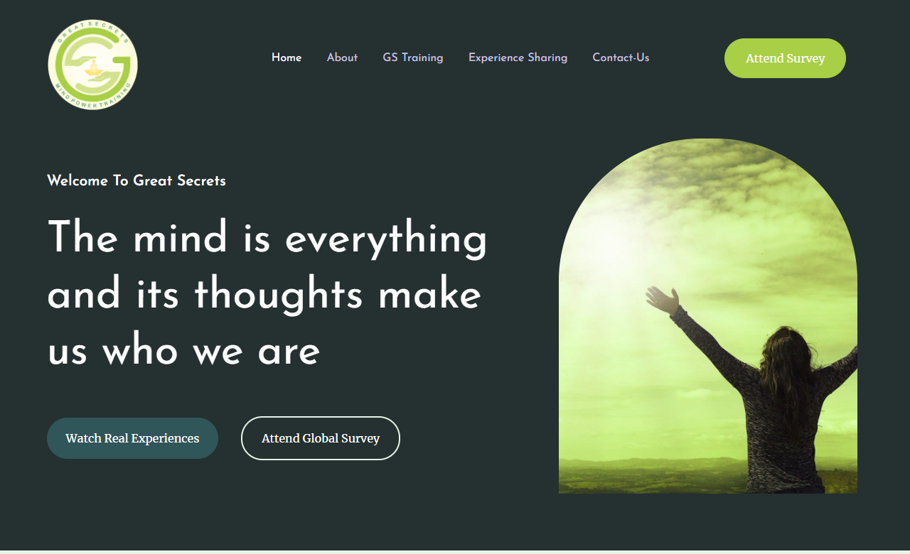 Great Secrets - the mind is everything and its thoughts make us who we are